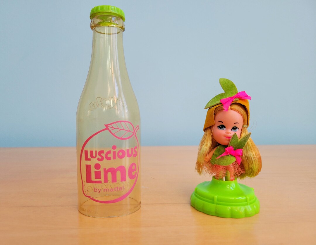 Vintage 1968 Mattel Liddle Kiddle Doll "luscious Lime" Kola Kiddle and ...