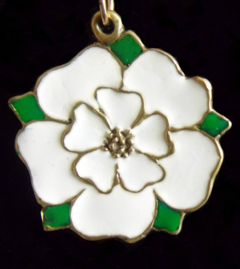 Heraldic Rose Pendants in a Rainbow of Colors, Handmade Rose Necklaces ...