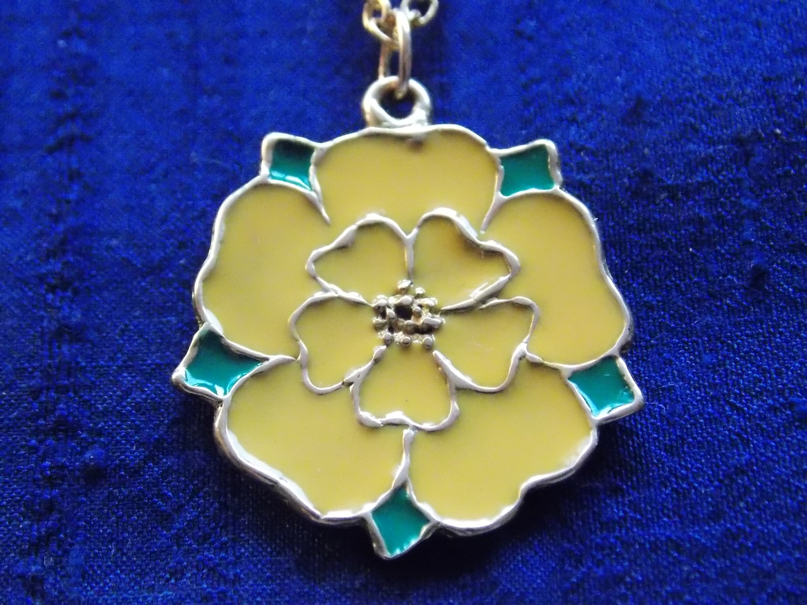 Heraldic Rose Pendants in a Rainbow of Colors, Handmade Rose Necklaces ...
