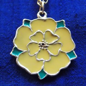 Heraldic Rose Pendants in a Rainbow of Colors, Handmade Rose Necklaces ...