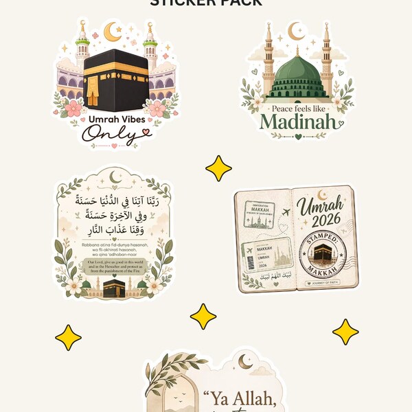 Buy Hajj Stickers Online In India - Etsy India