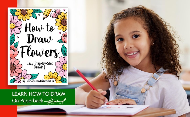 How to Draw Flowers - Etsy UK