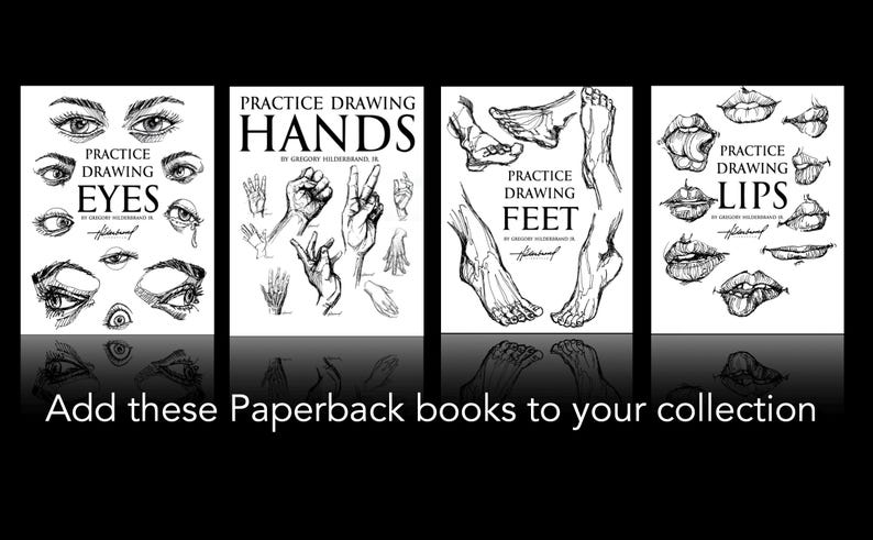 How to Draw Hands, Easy Hand Drawing Guide Book, Portrait Drawing ...