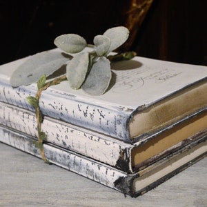 Book Decor, Books for Staging, Photo Prop, Rustic Farmhouse, Wedding ...