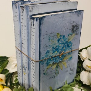 Spring Books, Book Set, Table Decoration, Gift for Home, Rustic Decor ...