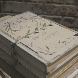 Old Book Stack, Book Decor, Neutral Shelf Decor, French Typography ...