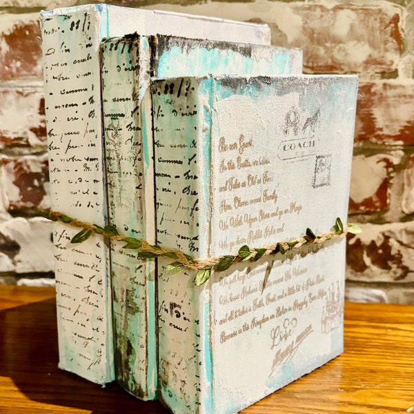 Designer Book Stack - Etsy