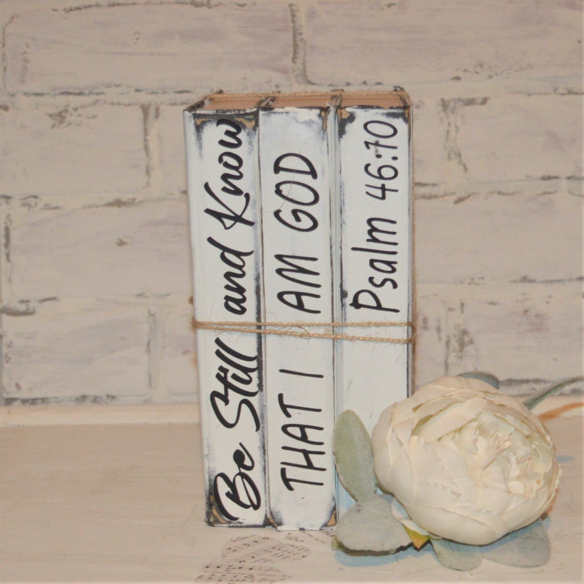 Old Book Stack Farmhouse Decor Staging Decor Vintage Books - Etsy