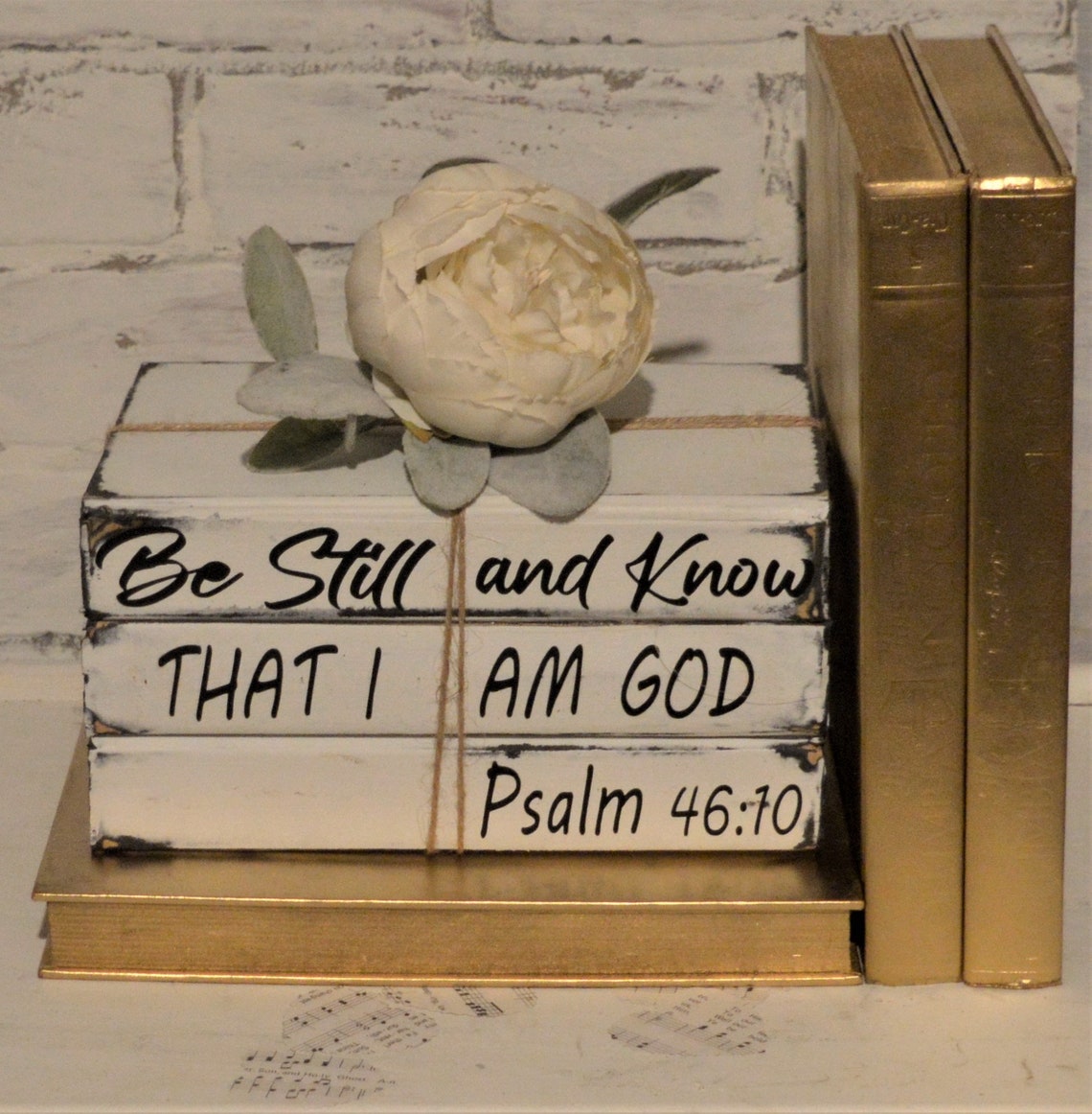 Old Book Stack Farmhouse Decor Staging Decor Vintage Books - Etsy