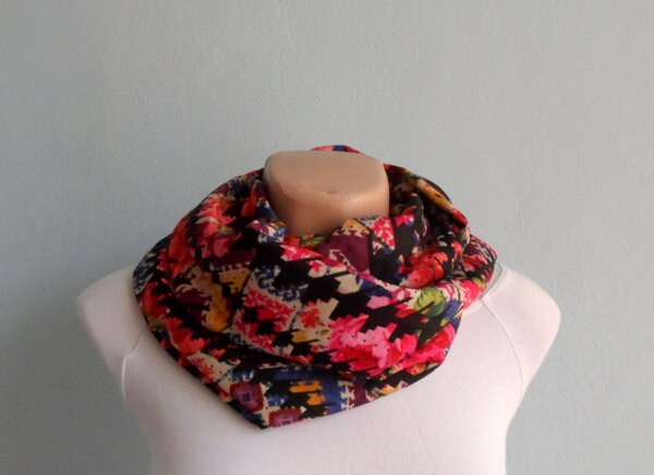 Colorful Loop Scarf Cirle Scarf Loop Scarf Ethnic Scarf - Etsy