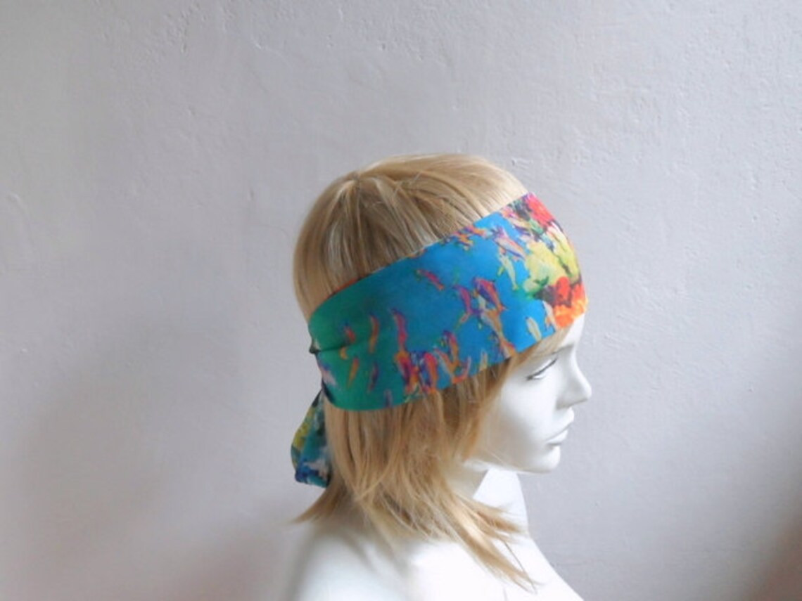 Summer Headband, Colorful Headband, Beach Headwrap, Retro Headband ...