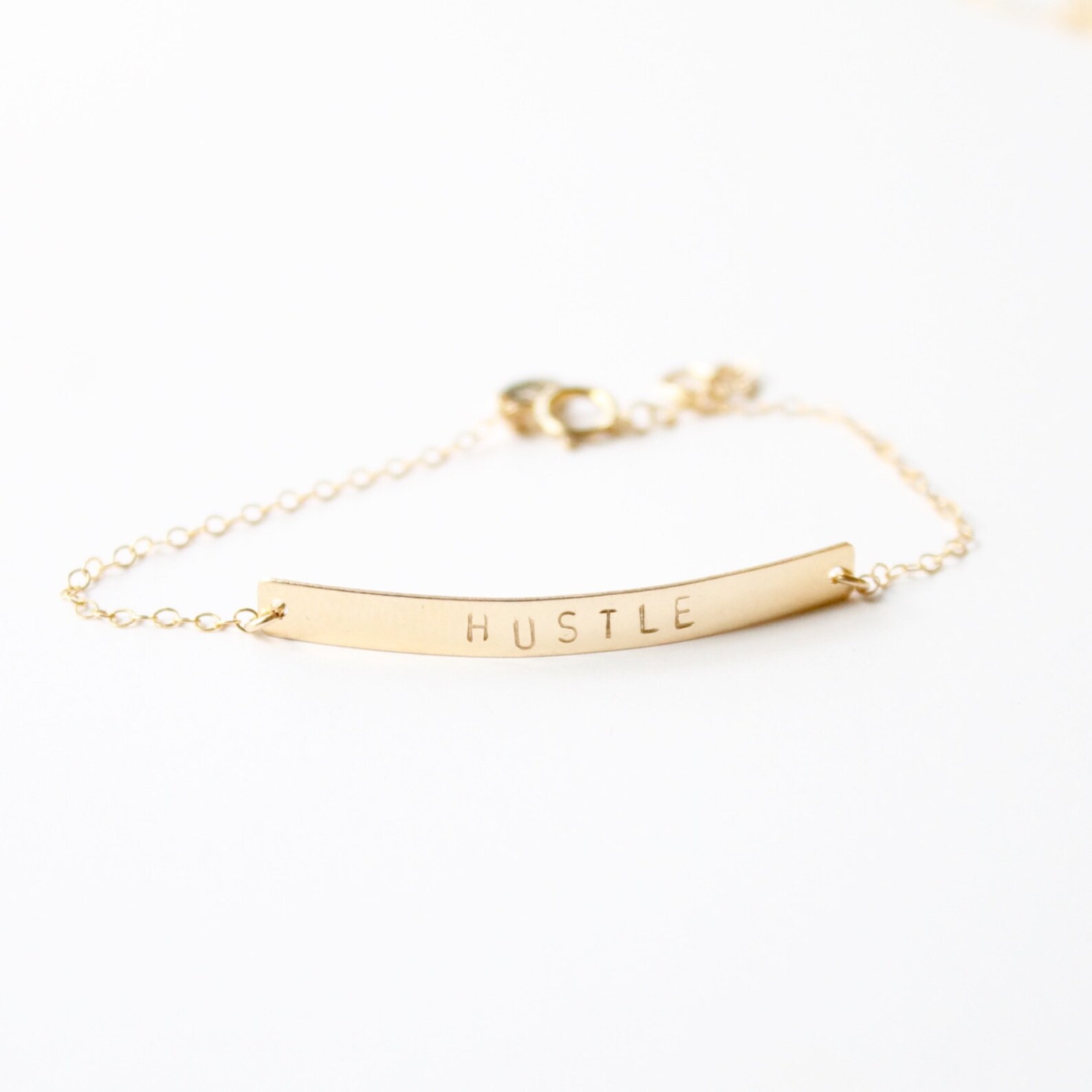 Custom Bar Bracelet Personalized Jewelry Hand Stamped Bar - Etsy