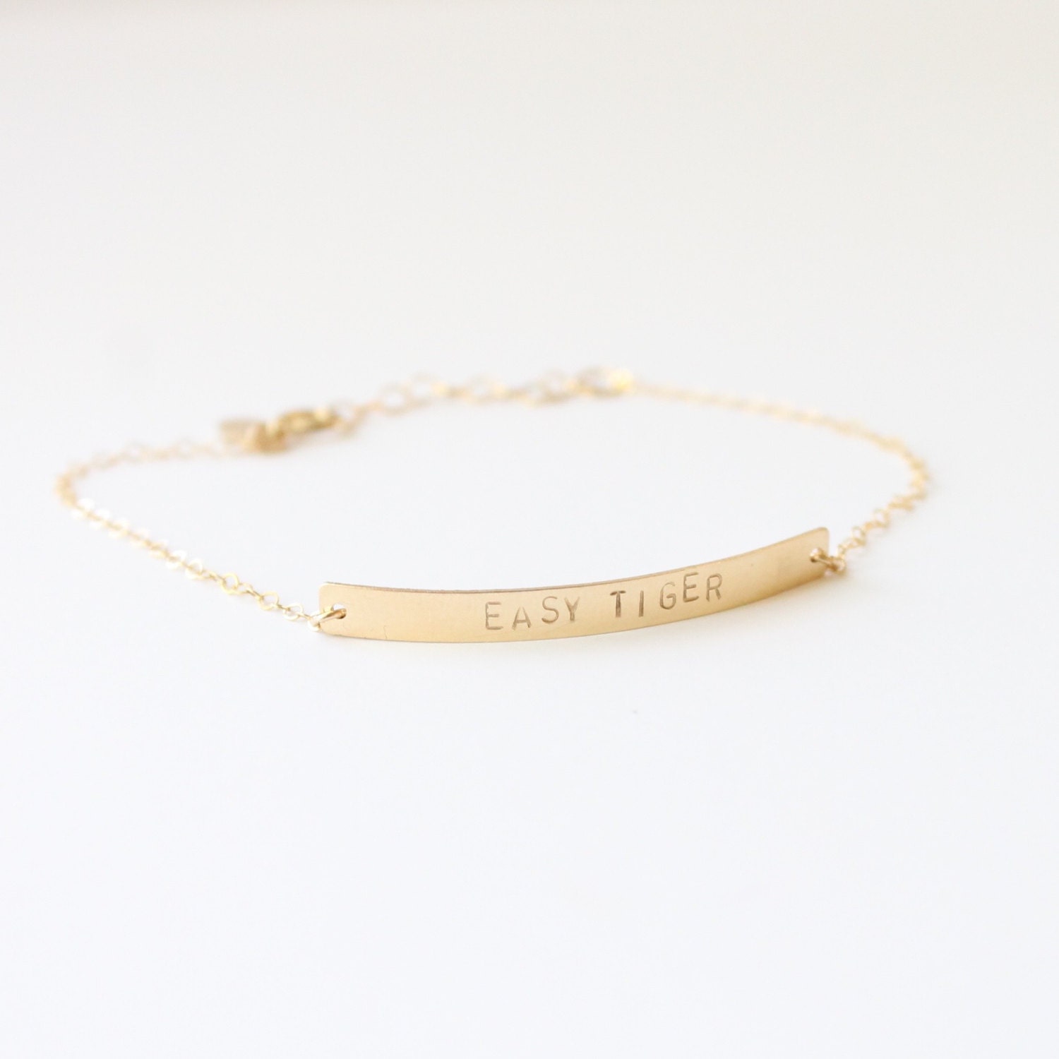 Custom Bar Bracelet Personalized Jewelry Hand Stamped Bar - Etsy