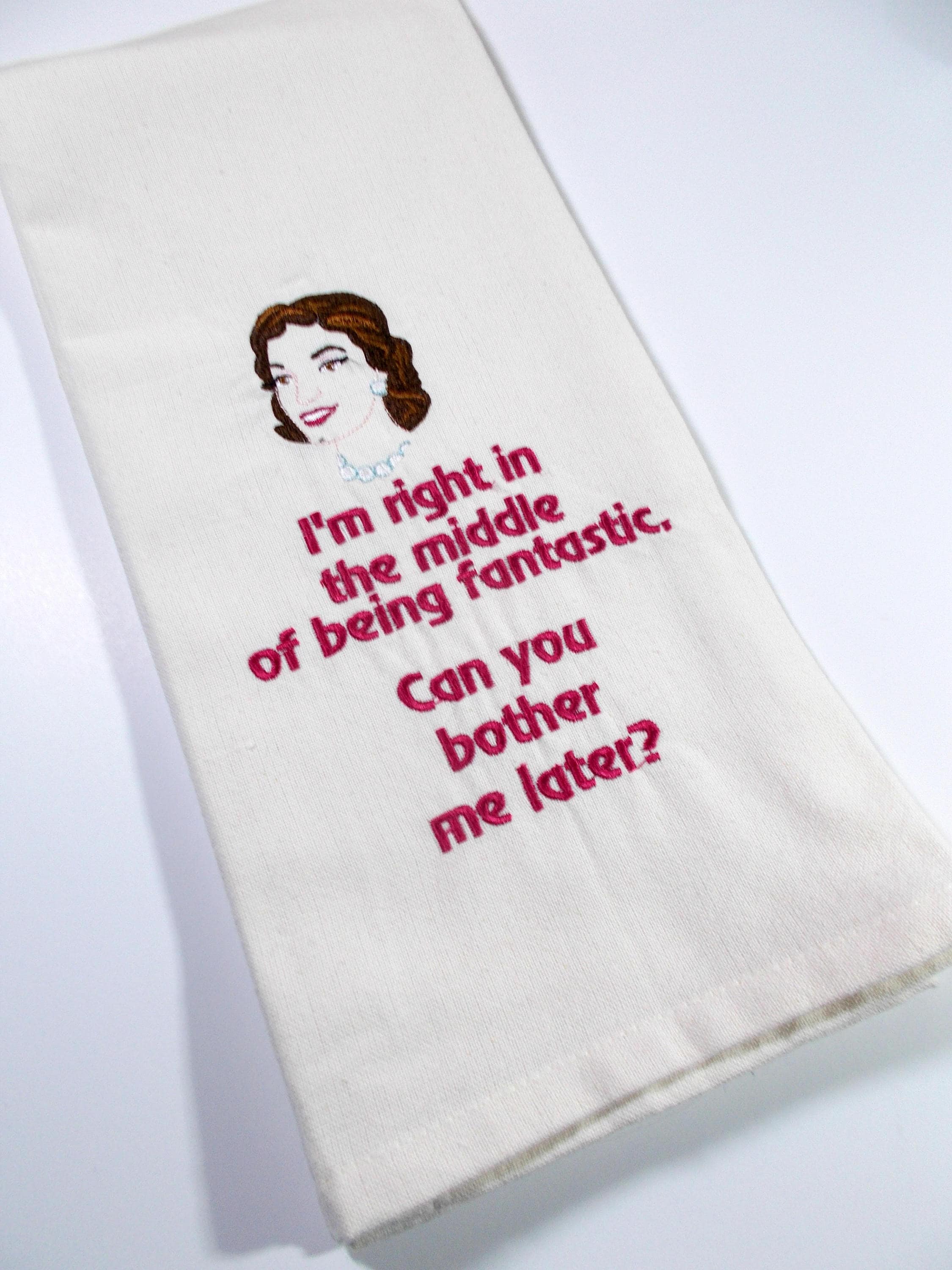 Being Fantastic Funny Kitchen Towel Gift Embroidered Towel being-fantastic-funny-kitchen-towel-gift-embroidered-towel
