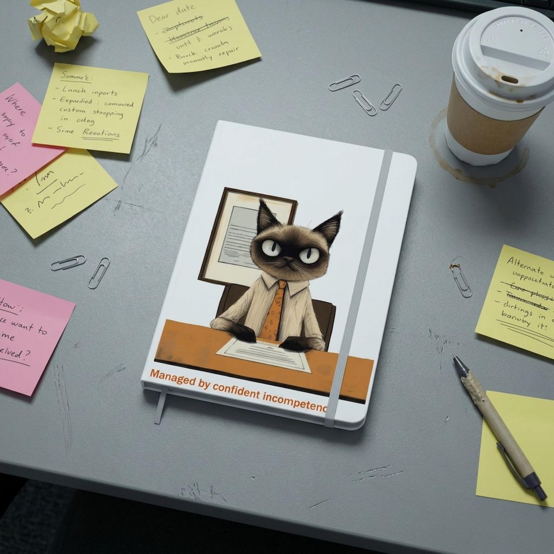 Corporate Cat PNG, Funny Office Humor Sublimation, Coworker Gift Bundle ...
