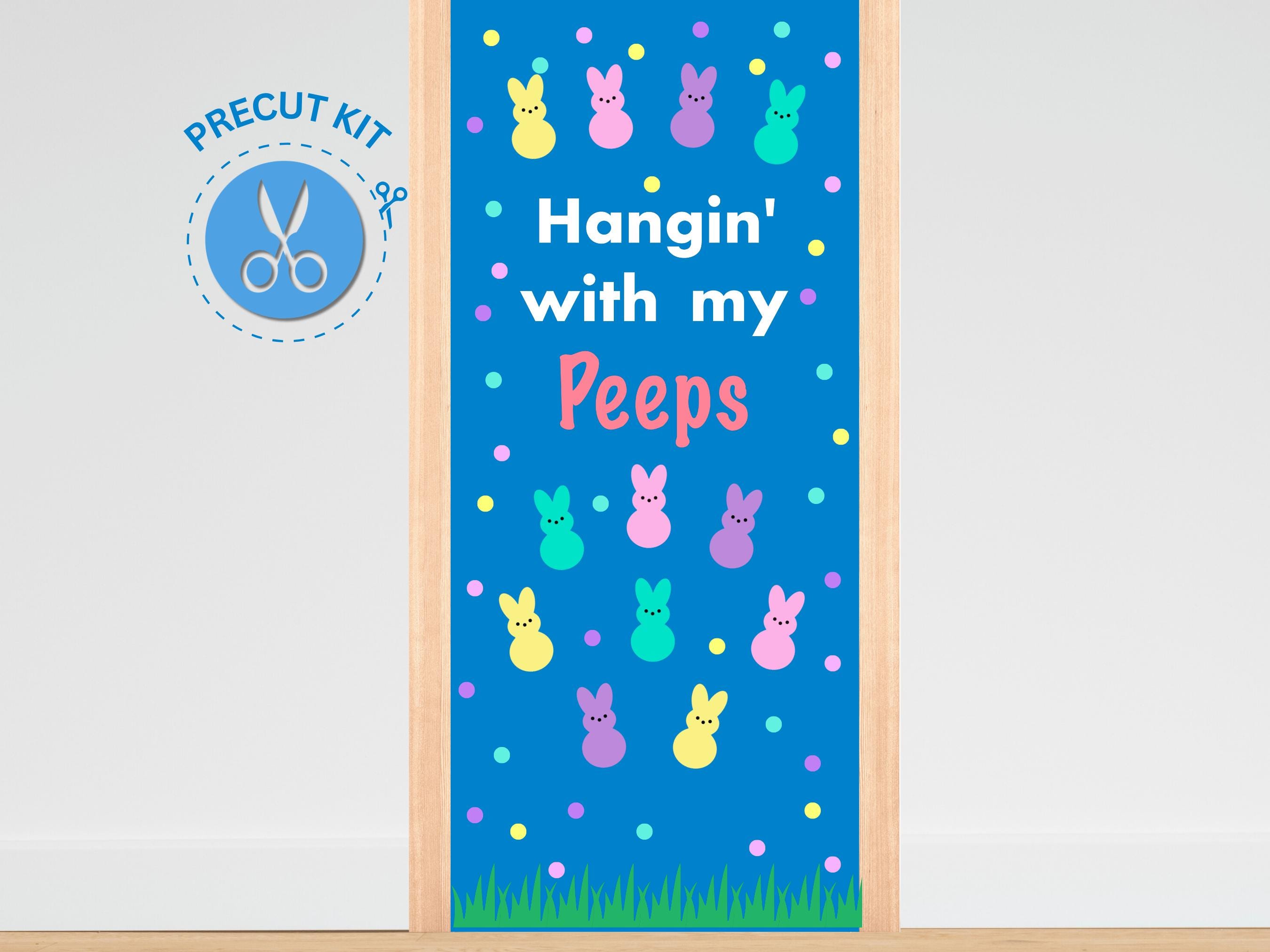 PEEPS Bunny - Precut Easter Door Decoration, Spring, April Classroom ...