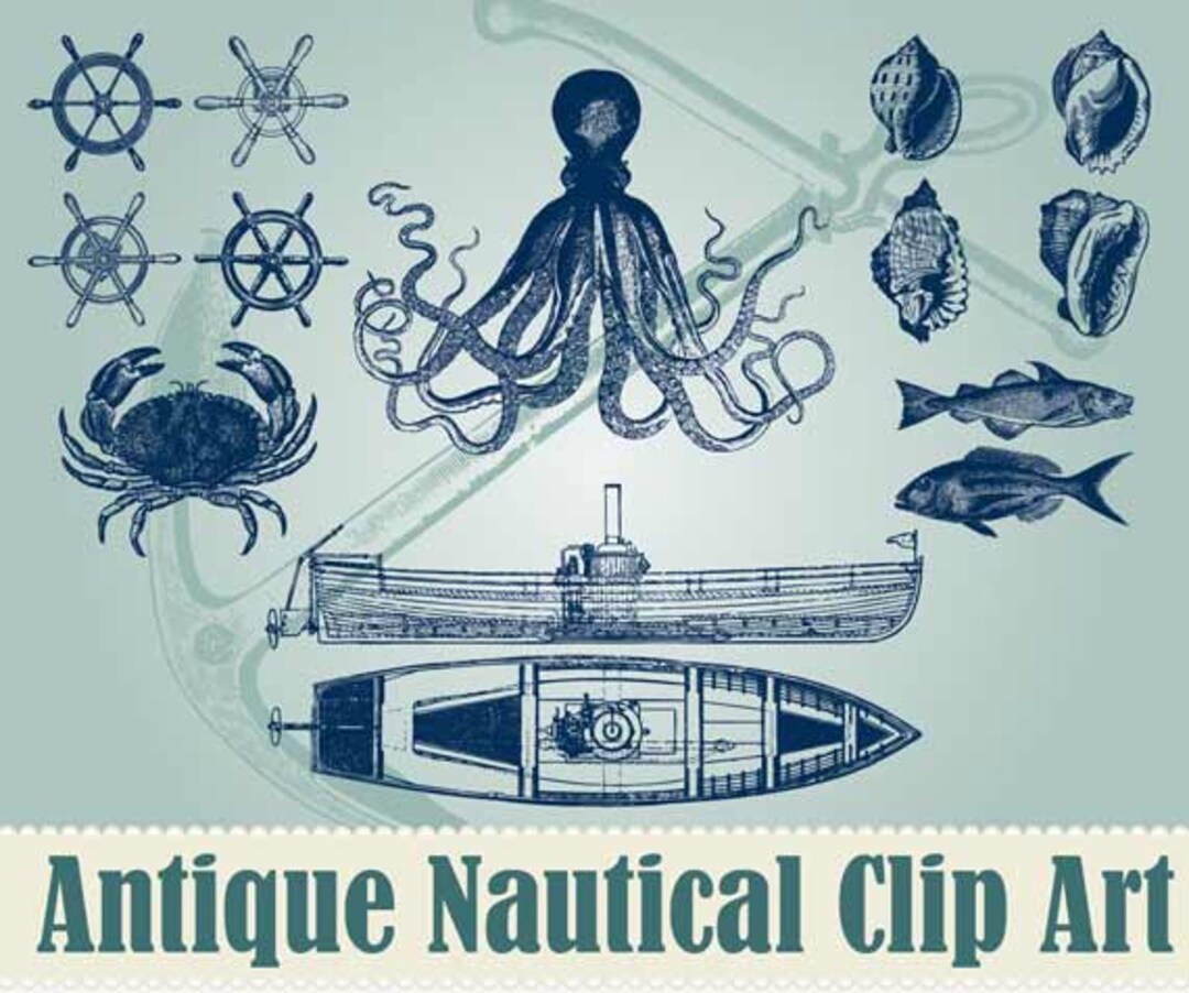 Vintage Nautical Clip Art