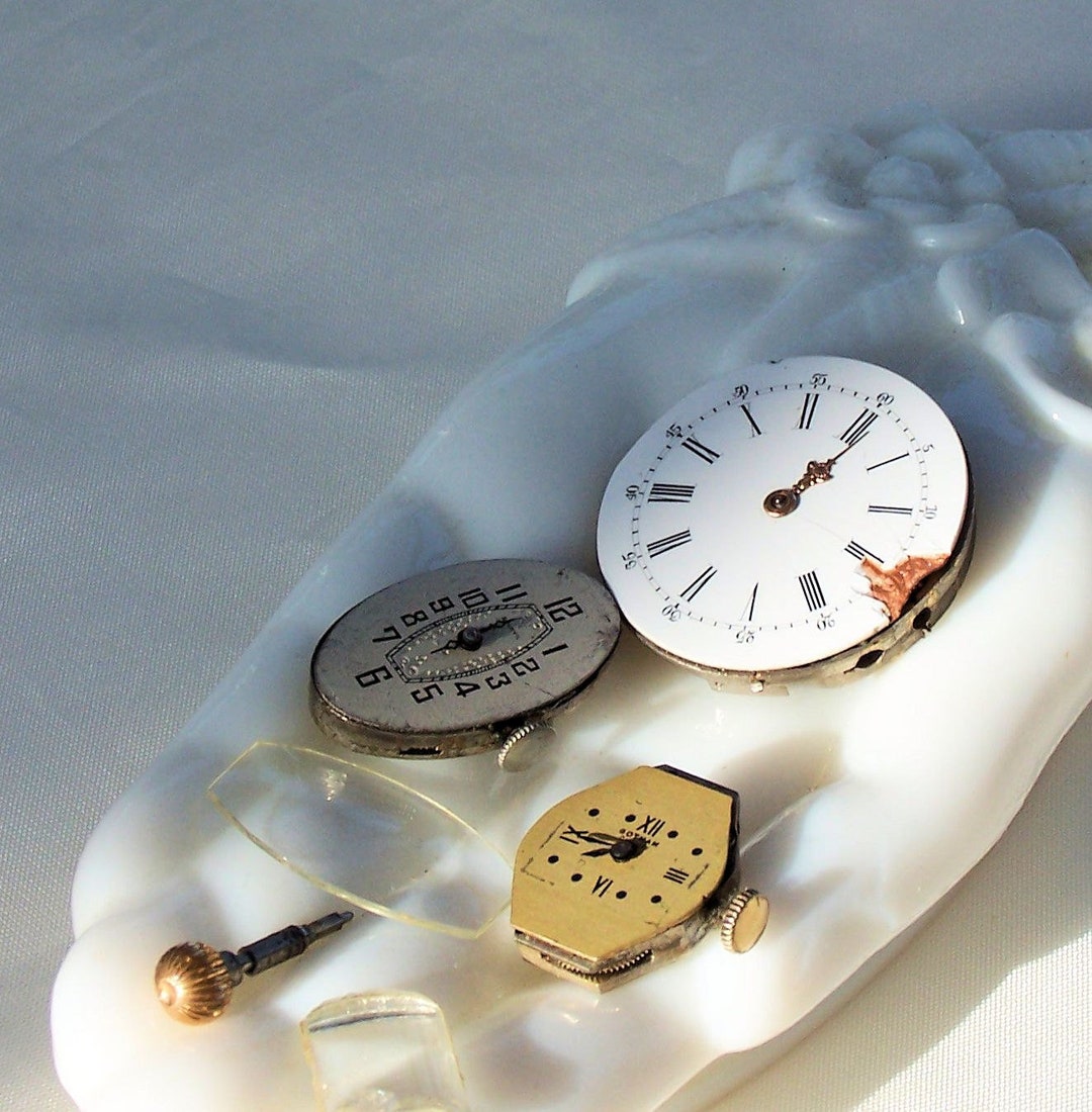 Vintage Antique Watches Dials Springs Hands Gears for - Etsy
