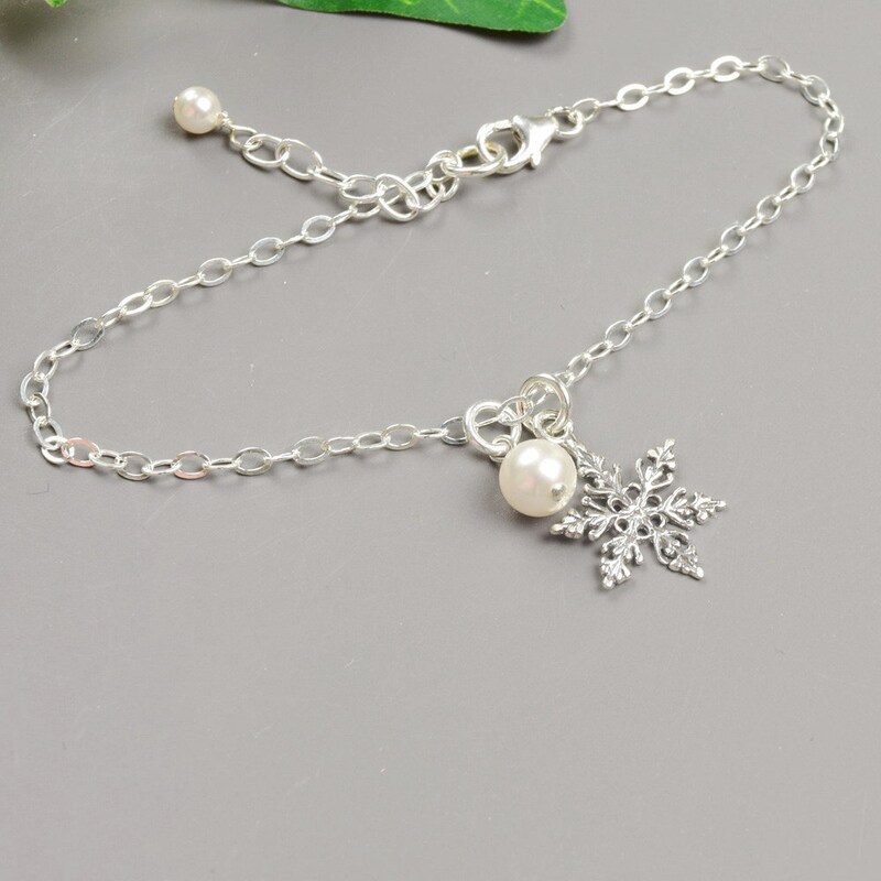 Snowflake Bracelet - Etsy
