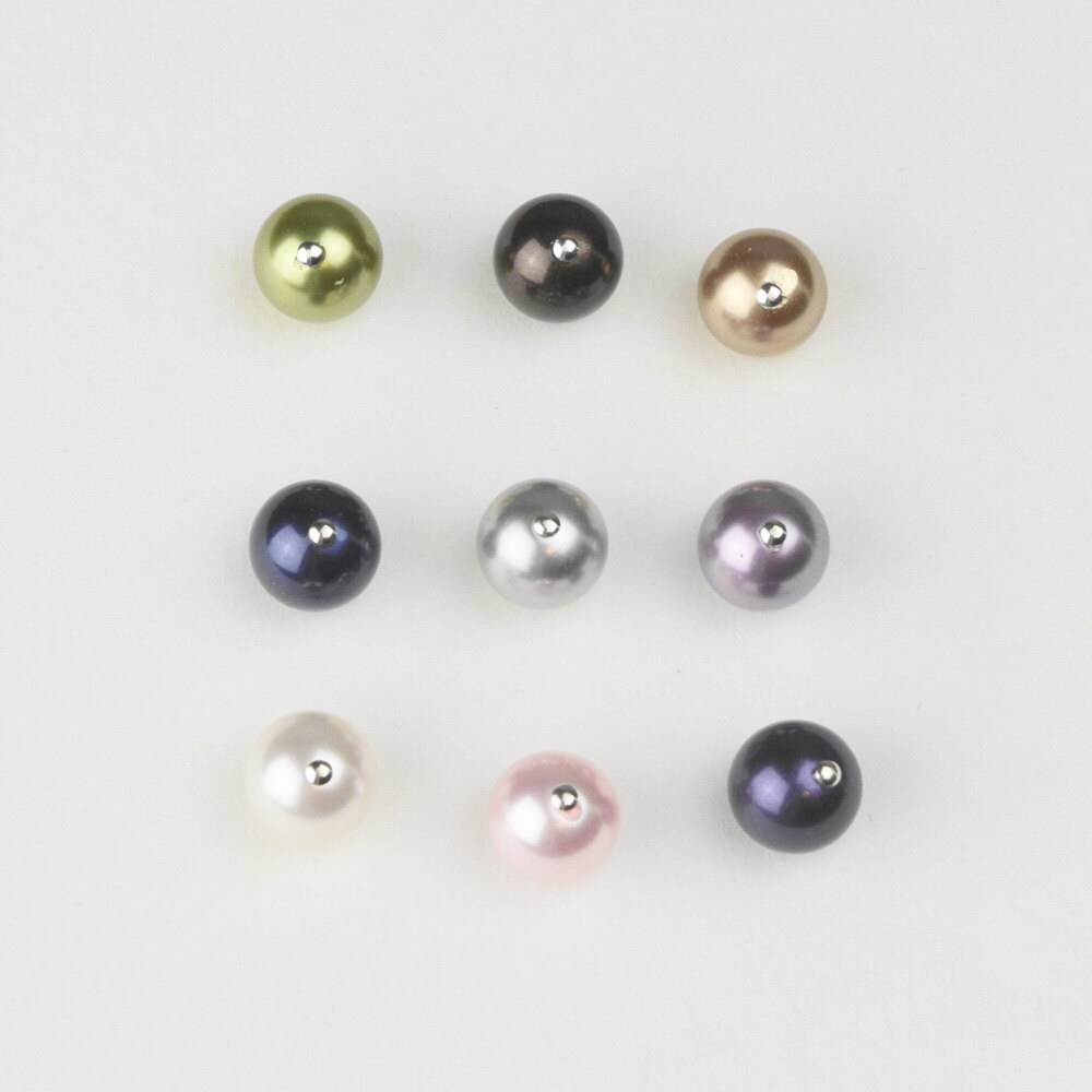 Snowflake Pearl Necklace Sterling Silver Winter Wedding Bridesmaid ...