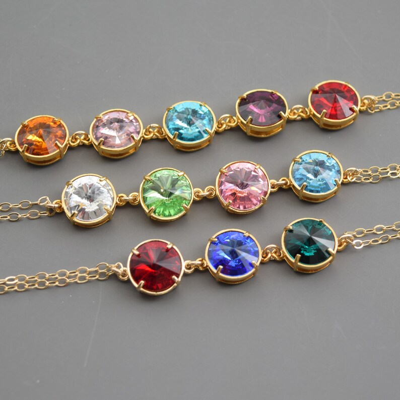 Custom Mothers Bracelet Personalized Birthstone Bracelet for - Etsy