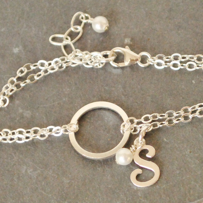 Personalized Initial Bracelets for Women Mom Birthday Gift | Etsy