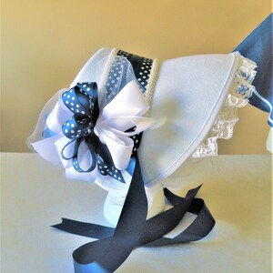 Handmade Victorian Bonnet and Cape: Royal Blue Regency Costume - Etsy
