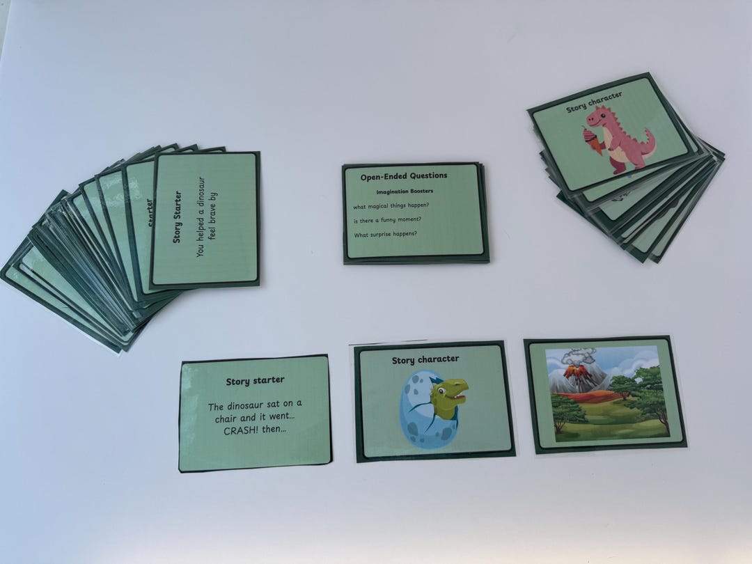 Dinosaur Story Sequencing Cards Printable | Preschool Dino Story Cards ...
