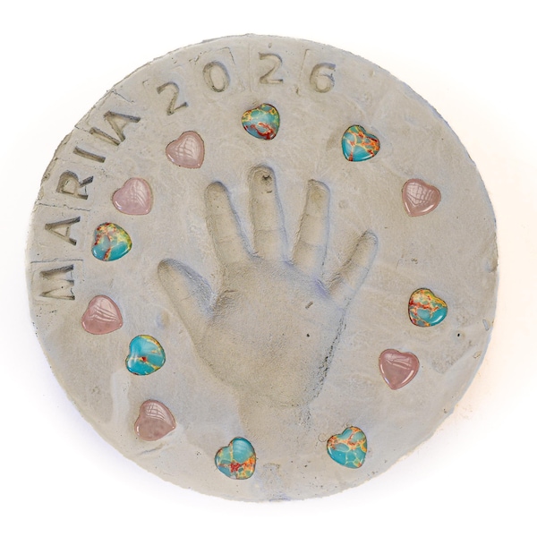 Handprint Stepping Stone Kit - Etsy