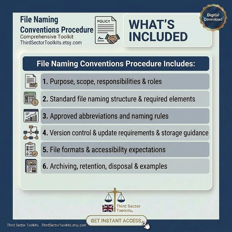 File Naming Conventions Template | UK Charity Governance Toolkit ...