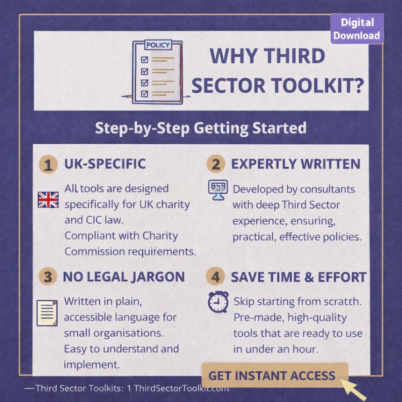 UK Charity Theory of Change Template | Grant Applications, Impact ...