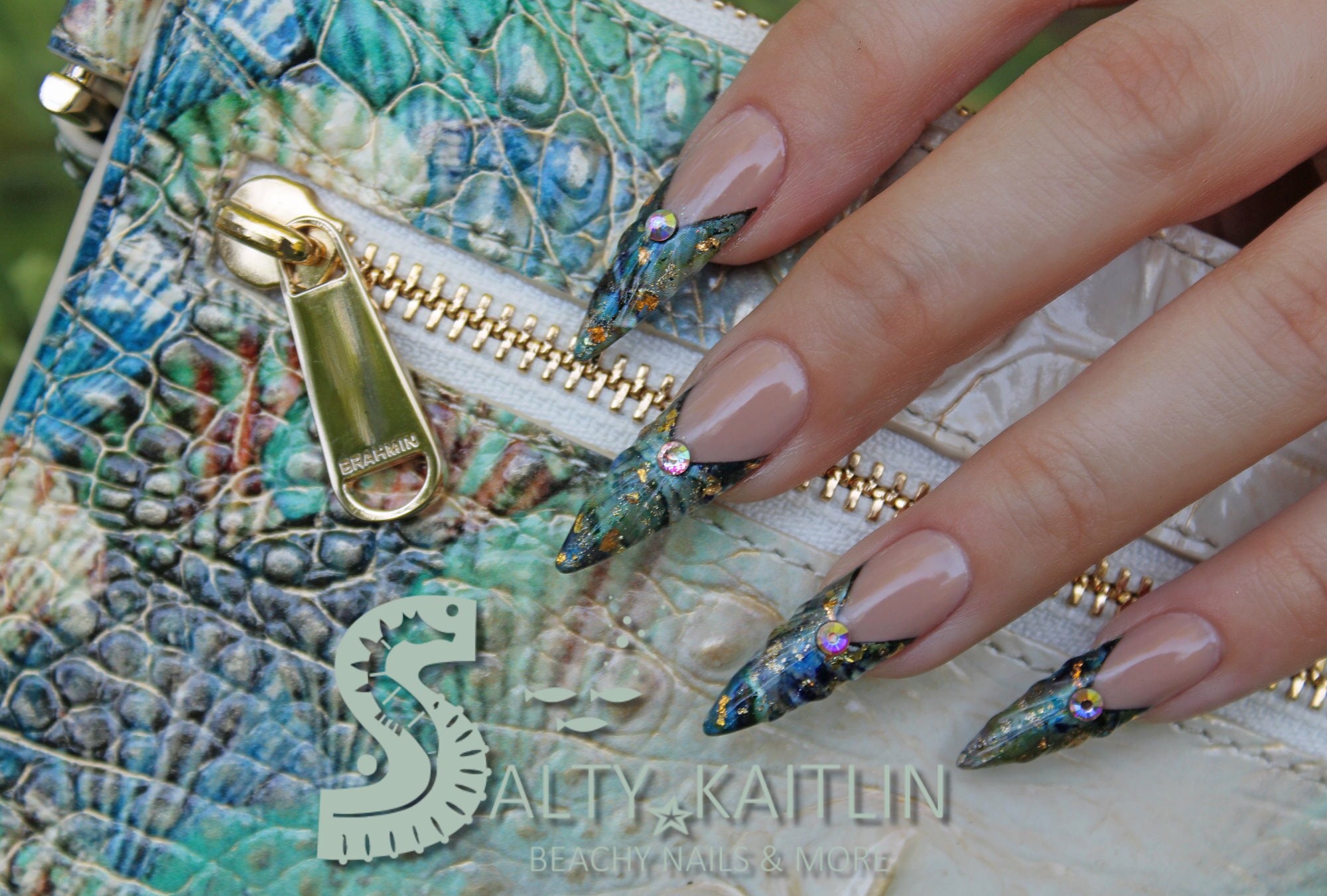 Abalone Absolution Gel Press on Nails - Etsy