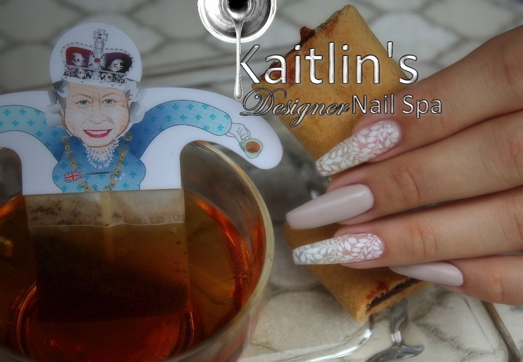 Royal Tea Matte Gel Press on Nails - Etsy