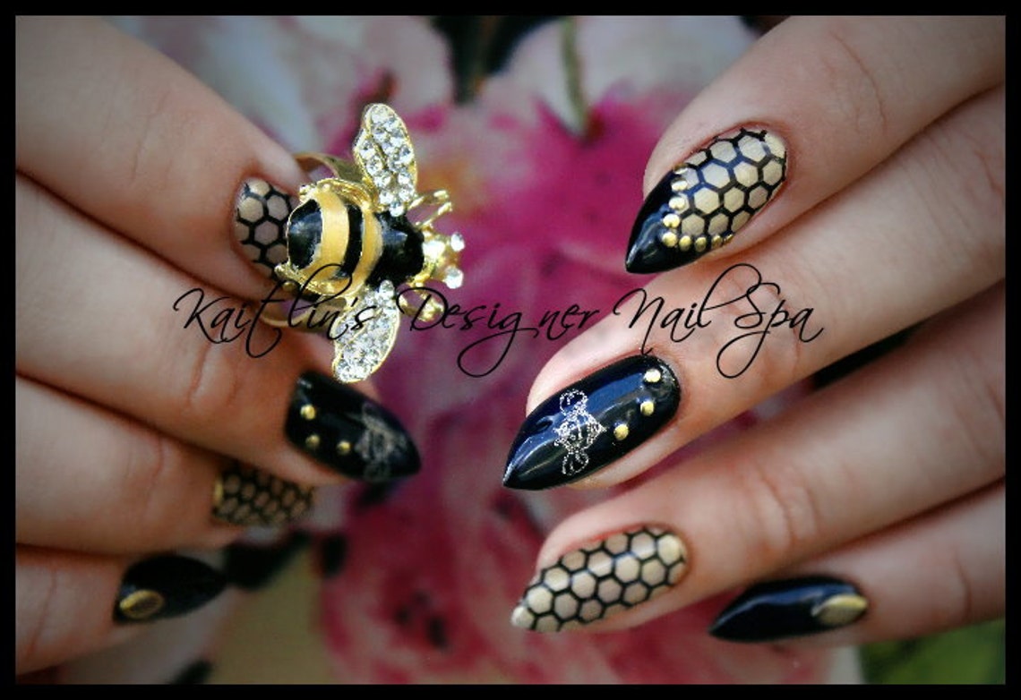 See What ALL the Buzz is About Gel Press on Nails - Etsy