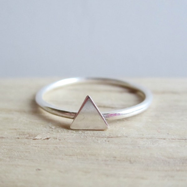 Triangle Ring - Etsy UK