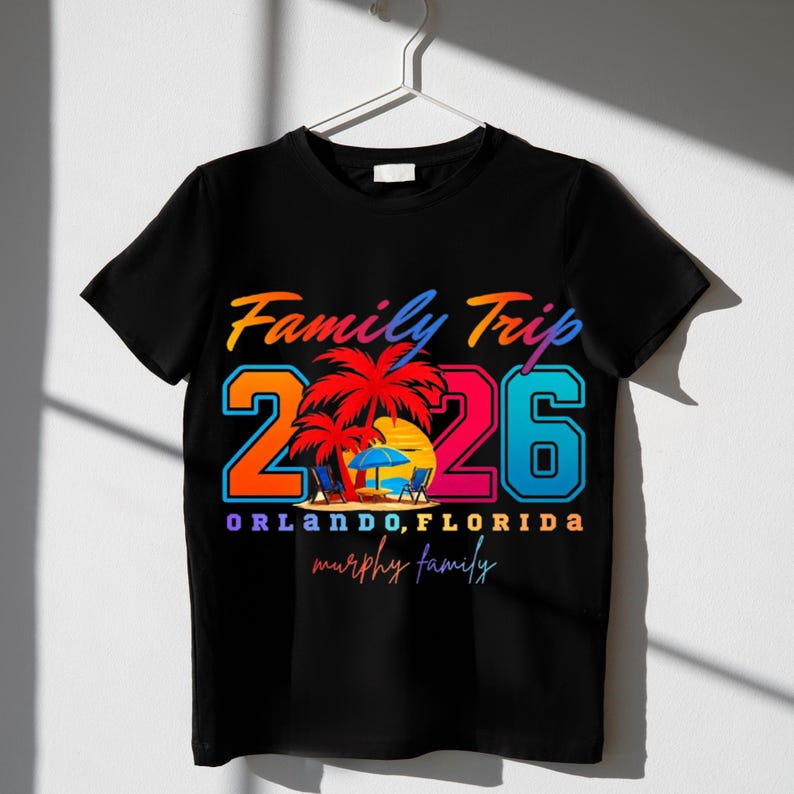 Family Vacation Shirt 2026, Matching Family Shirts, Personalized Beach ...