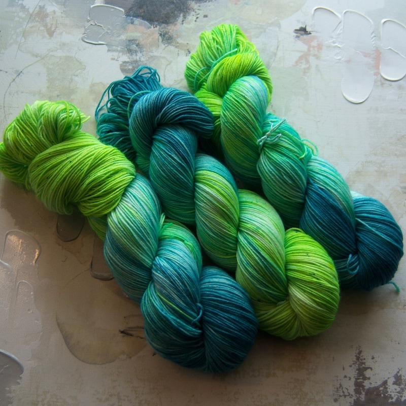 Teal Yarn - Etsy