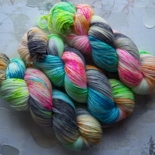 Indian Corn Hand Dyed Yarn / Handdyed Yarn Sock Yarn Wool - Etsy