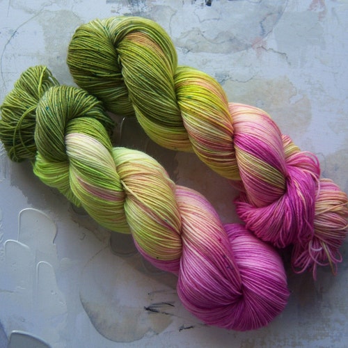 Indian Corn Hand Dyed Yarn / Handdyed Yarn Sock Yarn Wool - Etsy