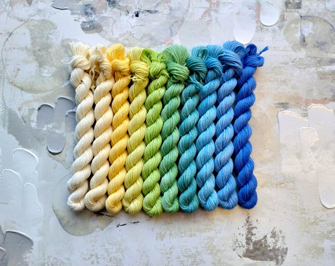 Autumn Leaves 2023 Mini Skein Set, Hand Dyed Yarn / Handdyed Yarn, Sock ...
