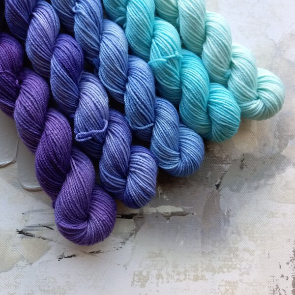 Gradient Wool Yarn - Etsy