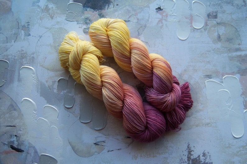 Indian Corn - Hand Dyed Yarn / Handdyed Yarn, Sock Yarn, Wool Yarn ...