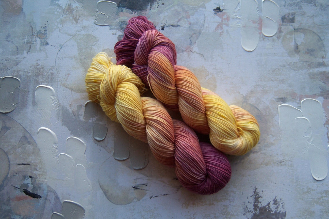 Indian Corn - Hand Dyed Yarn / Handdyed Yarn, Sock Yarn, Wool Yarn ...