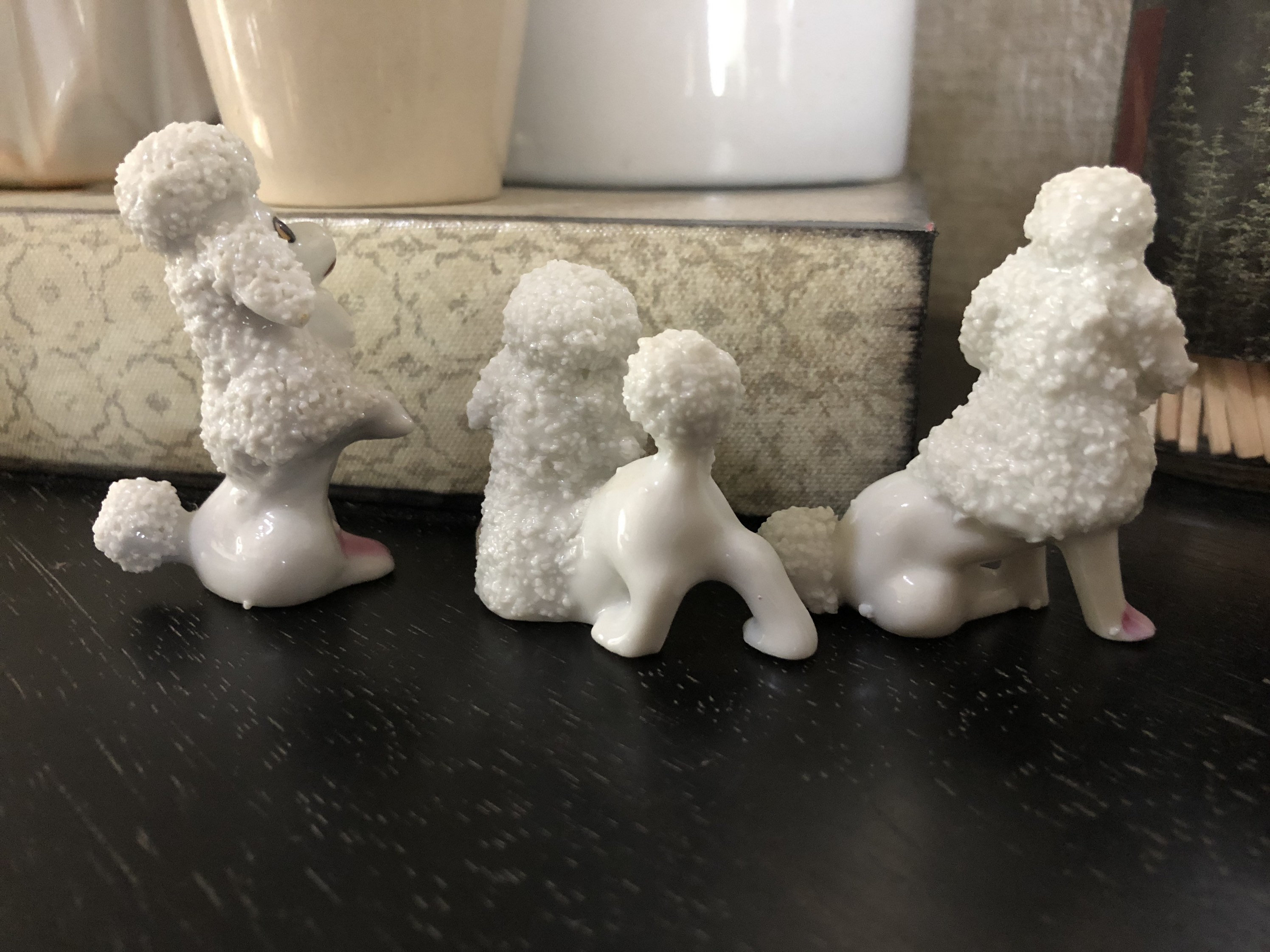 Japanese Spaghetti Poodles Set of 3 1950s White Porcelain - Etsy
