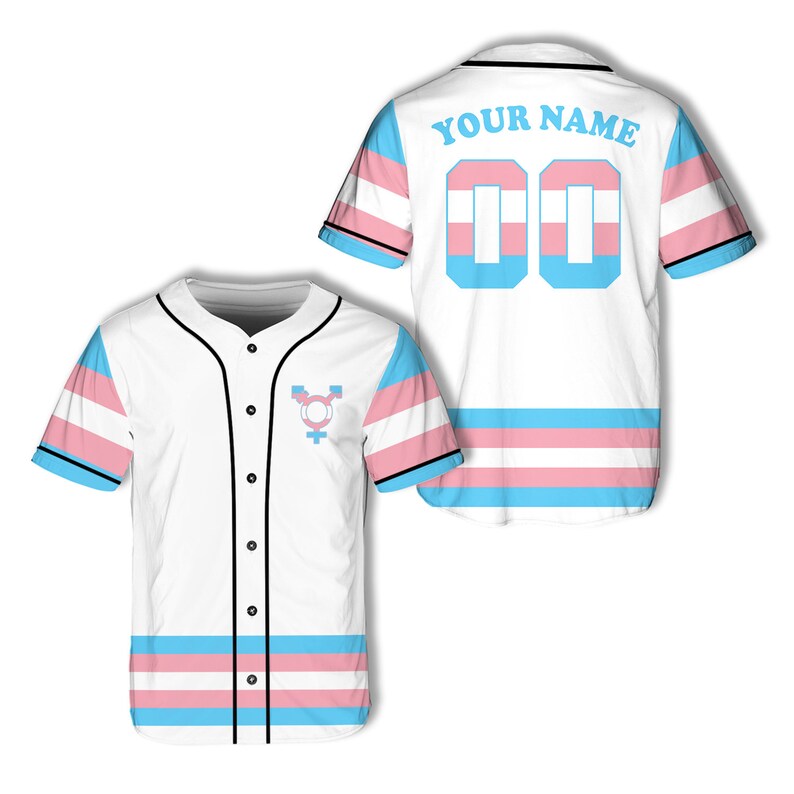 Custom LGBTQ Pride Month Baseball Jersey Personalized LGBTQ Lesbian Gay ...
