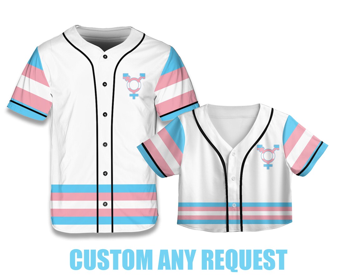 Custom LGBTQ Pride Month Baseball Jersey Personalized LGBTQ Lesbian Gay ...