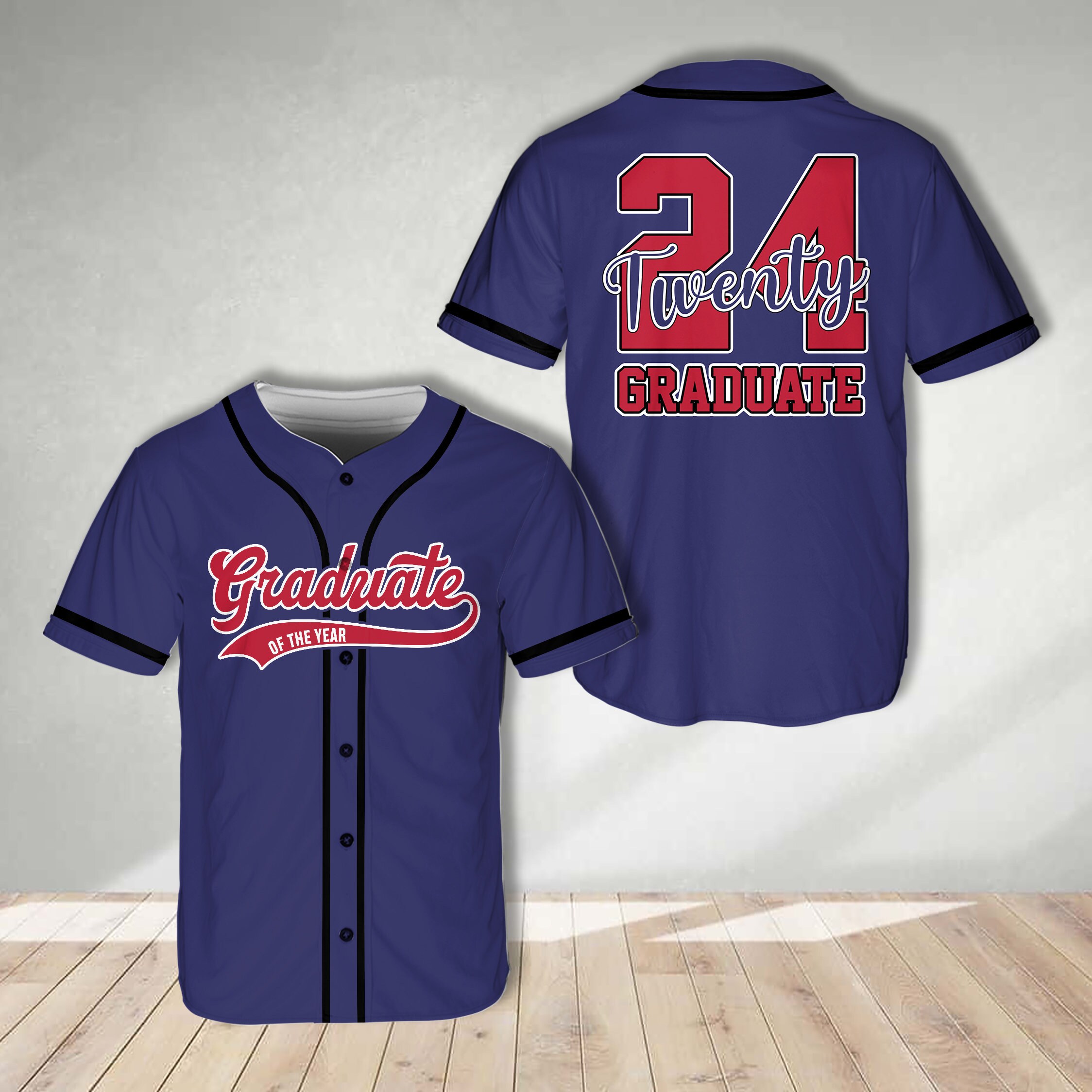 Custom Graduation Baseball Jersey Personalized Senior Class of 2024 ...