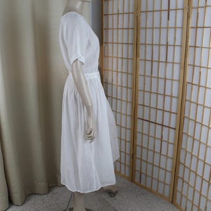 Vintage Antique White Dress/underdress Size M/L Rare Mender - Etsy