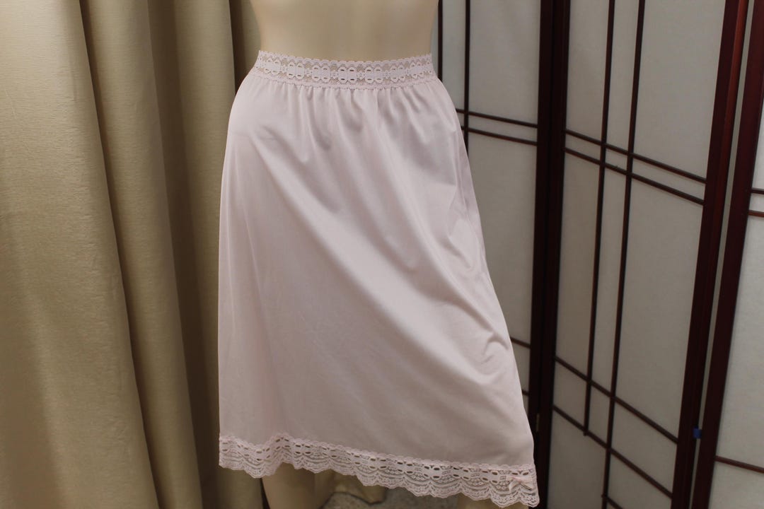 Vintage Olga Half Slip Secret Hug Rose Pink Size M 24-35" Waist - Etsy