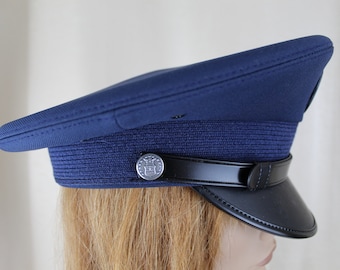 Blue Military Hat - Etsy